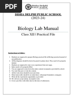 Biology Practical File | PDF | Teaching Methods & Materials | Science ...