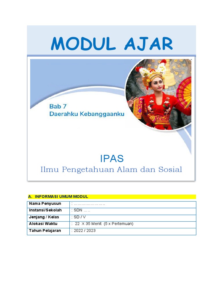 BAB 7 - MA IPAS Kls 5 | PDF