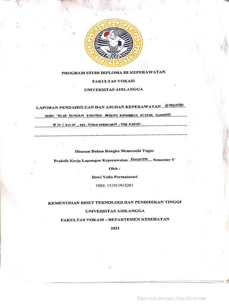 TM 11 - LP Dan ASKEP Gerontik PKL - Dewi Yul | PDF