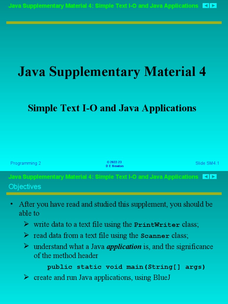 Slides Sm04 Pdf Method Computer Programming Programming