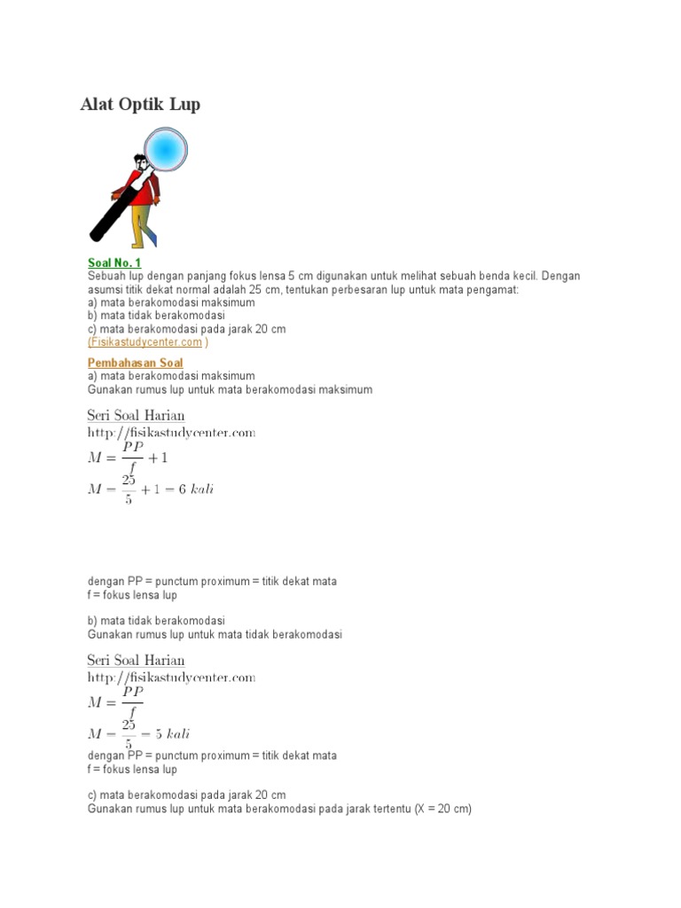 Alat Optik Lup | PDF
