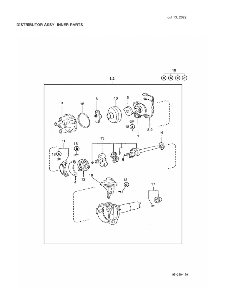 Distributor Assembly Inner Parts List | PDF