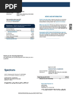 Spectrum Bill | PDF | Cheque | Debit Card