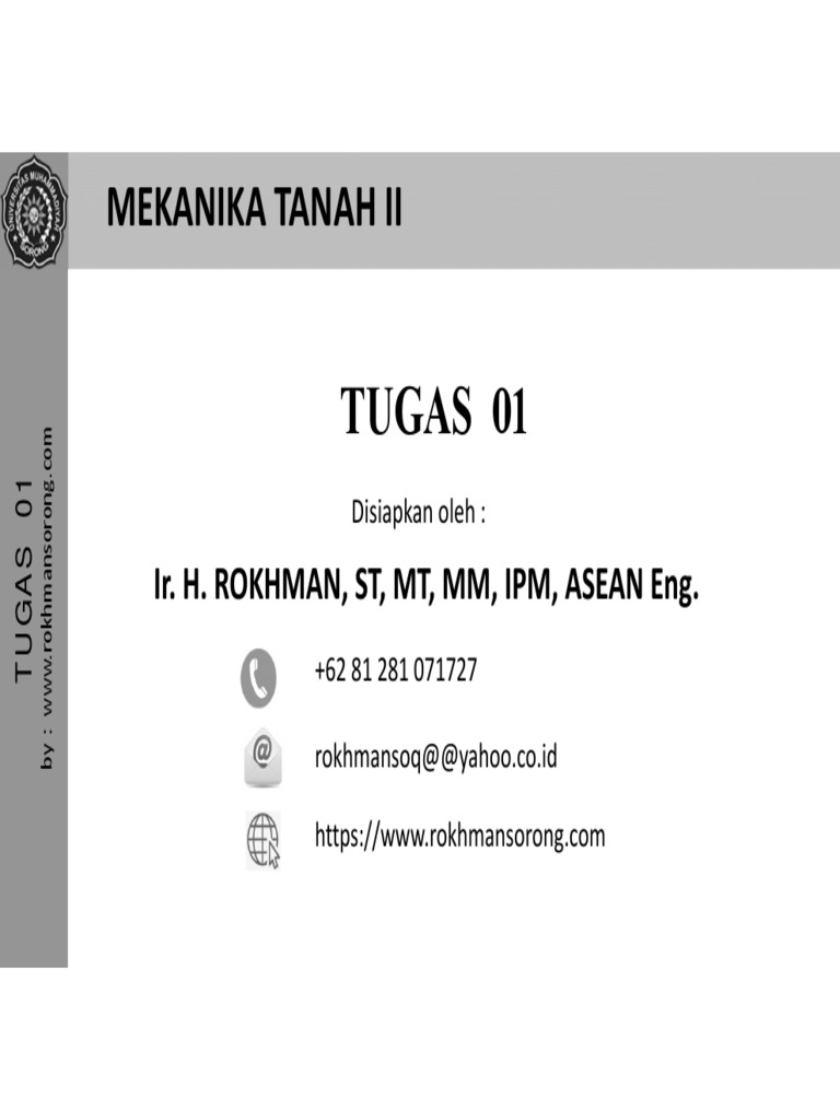 Tugas 01 Mektan 2 | PDF