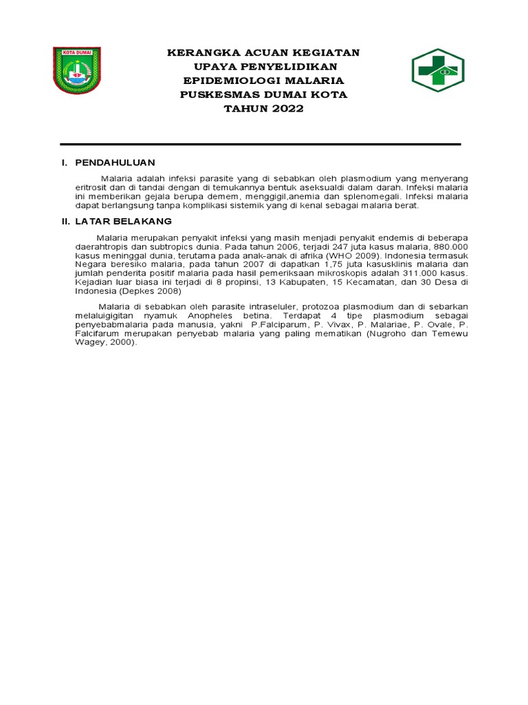 KAK MALARIA THN 2022 | PDF