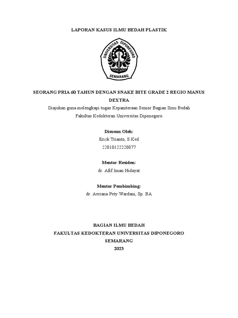 Laporan Kasus BP | PDF