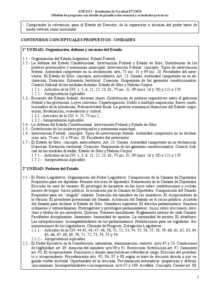 Prog D Const Poder 2023 | PDF | Legislador | Judicaturas