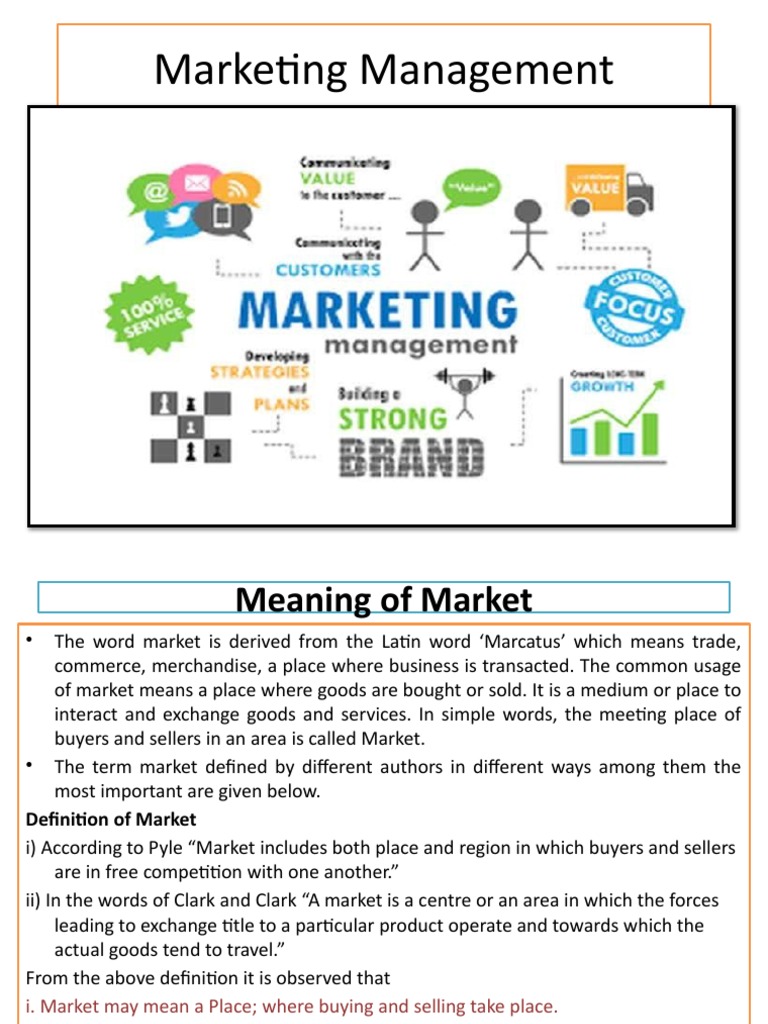 Marketing Management Module 1 | PDF