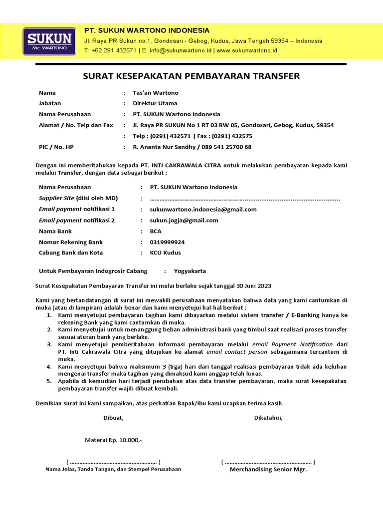 Form KPT Supplier Igr 01 Feb 2023 | PDF