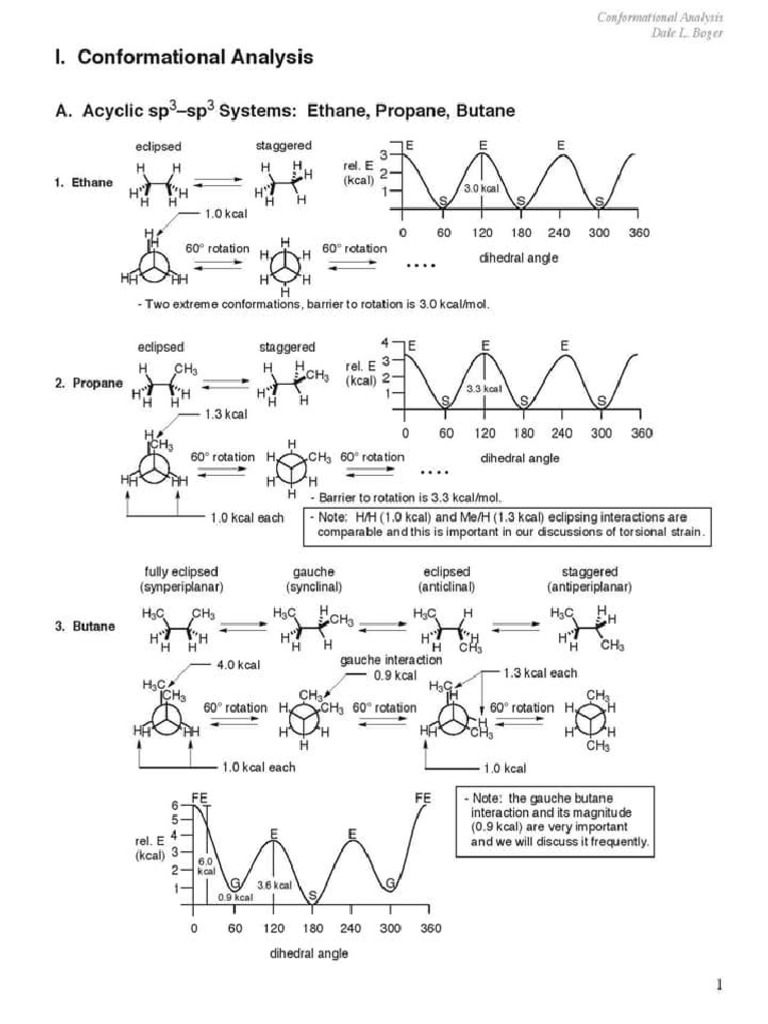 Conformational Analysis | PDF