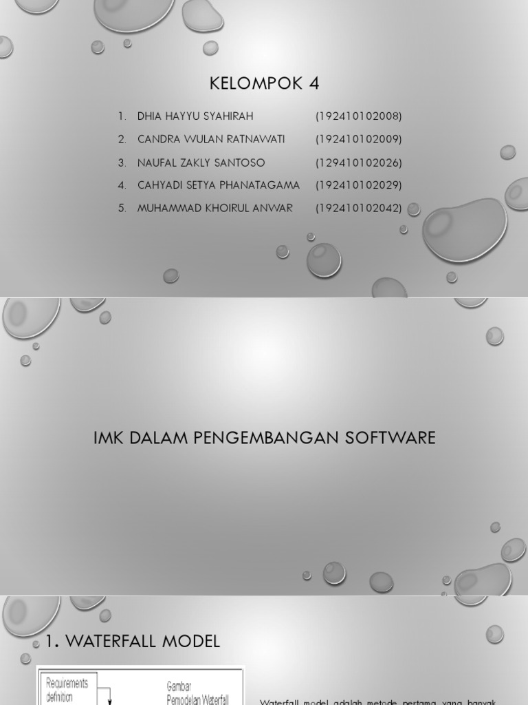 Model Pengembangan Software: Waterfall & RAD | PDF