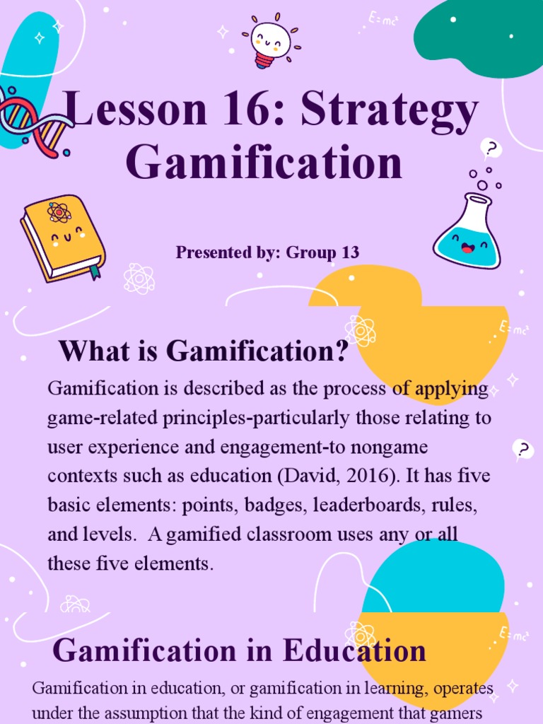 Group 13 Gamification | PDF