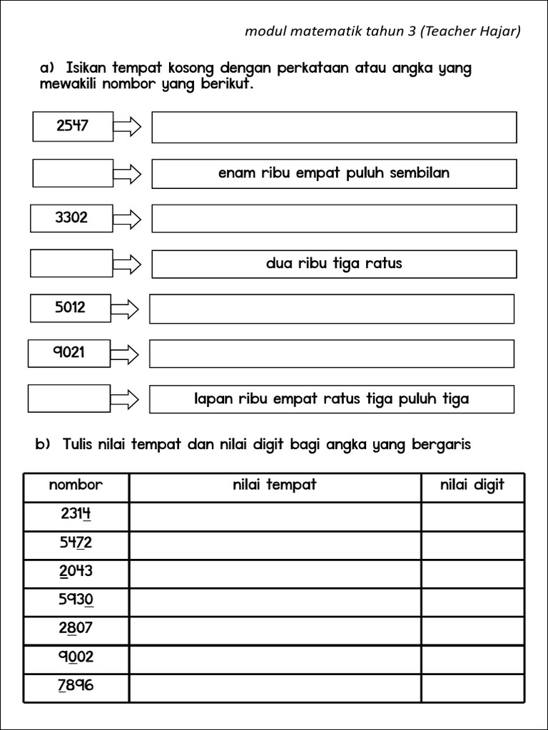 Module Math Tahun3 | PDF
