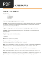 Acting Script Tagalog | PDF