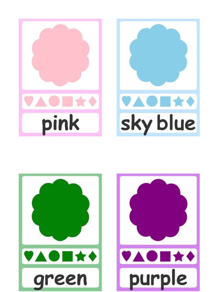 Colours Year 1 | PDF