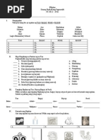Iba't Ibang Damdamin Worksheet | PDF