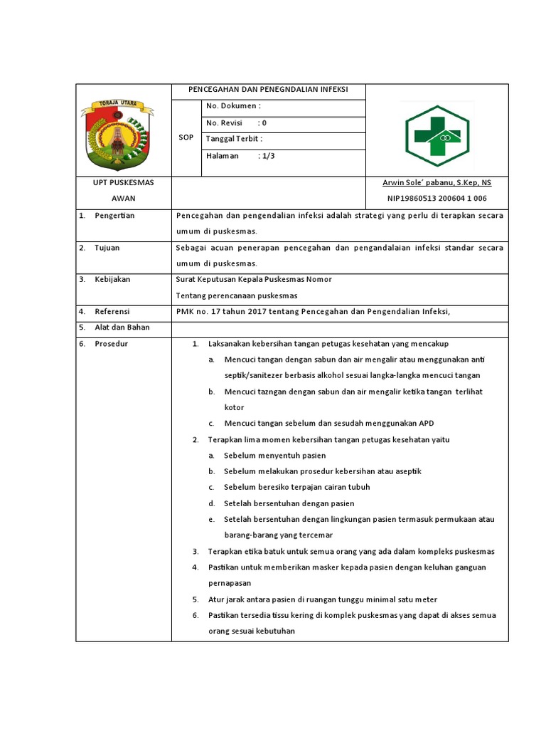SOP Pelaksanaan PPI | PDF