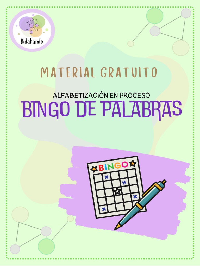 Bingo de Palabras para Niños | PDF