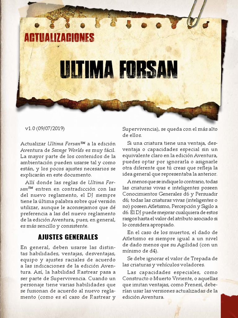 ULTIMA FORSAN - Actualizacion SW A SWADE (1.0) | PDF