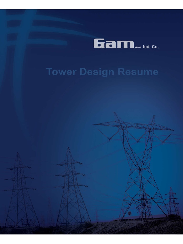 Tower Design Resume | PDF | Electric Power Transmission | Nature