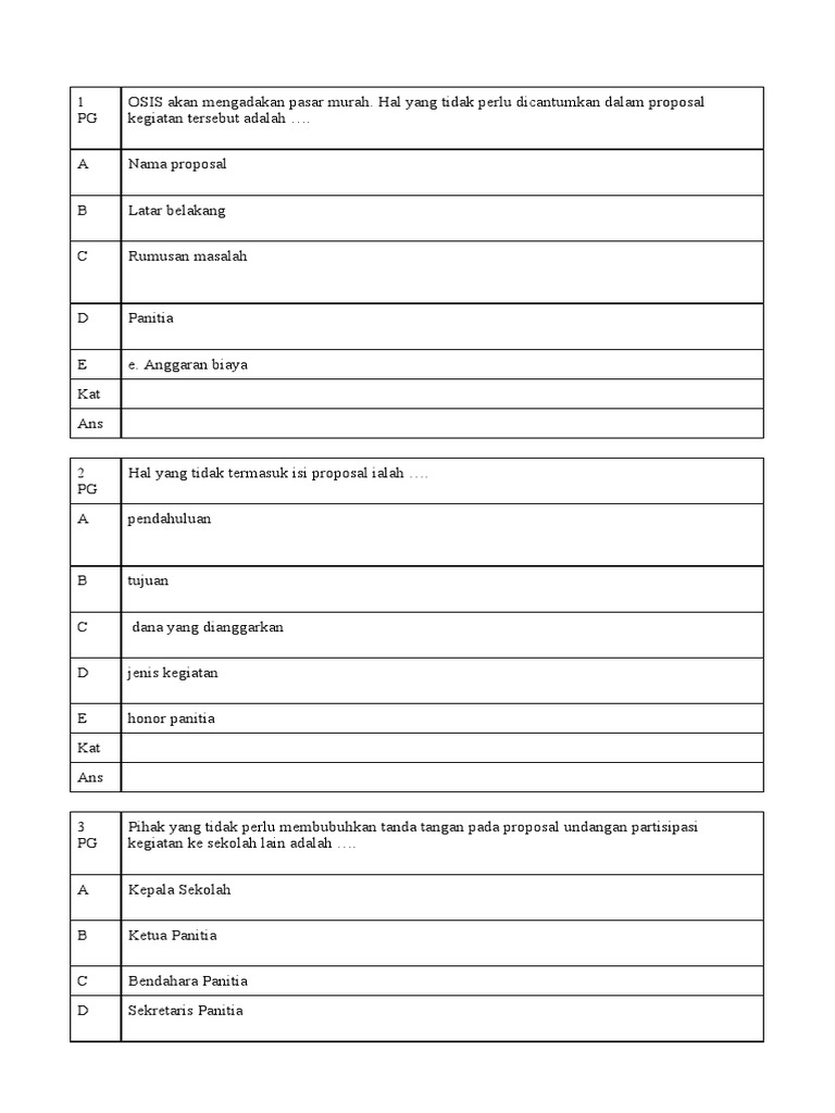 Soal Latihan SM 2 | PDF