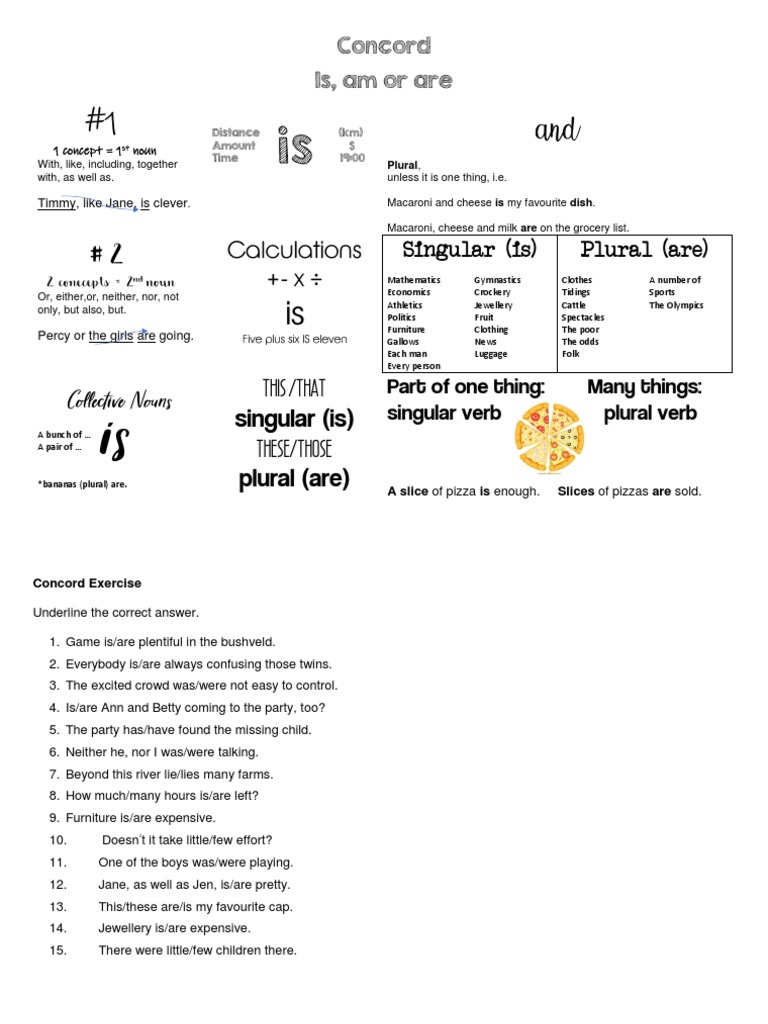 Concord Grammar Exercise Guide | PDF