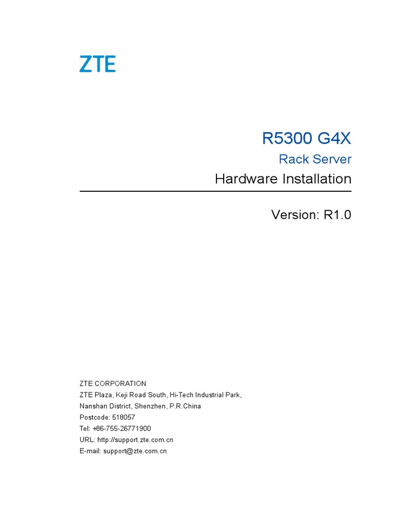 SJ-20211130164257-003-R5300 G4X (V1.0) Rack Server Hardware ...