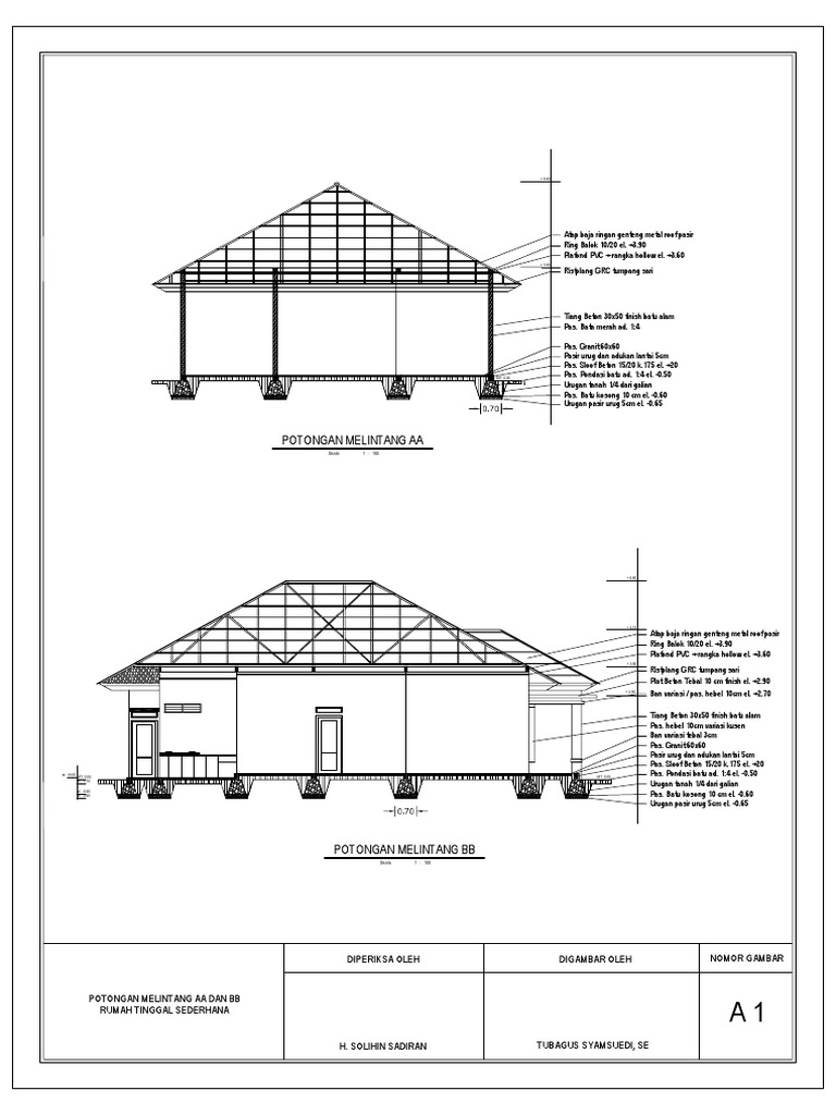Potongan Aa Dan BB | PDF