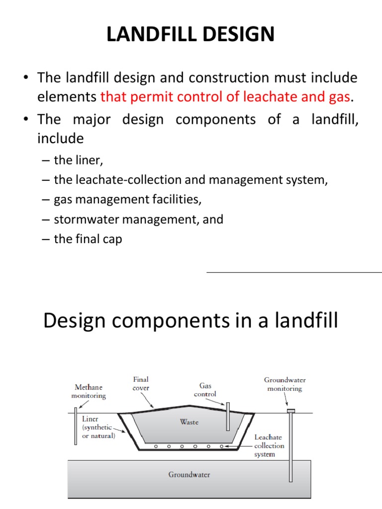 Landfills-Principle-Application | PDF | Materials | Civil Engineering