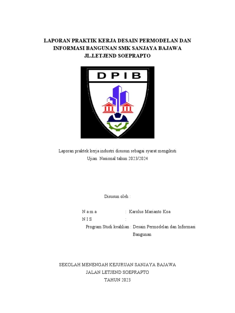 Laporan Praktik Kerja SMK Sanjaya Bajawa | PDF