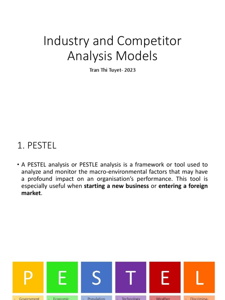 Chapter 4-Industry and Competitor Analysis | PDF