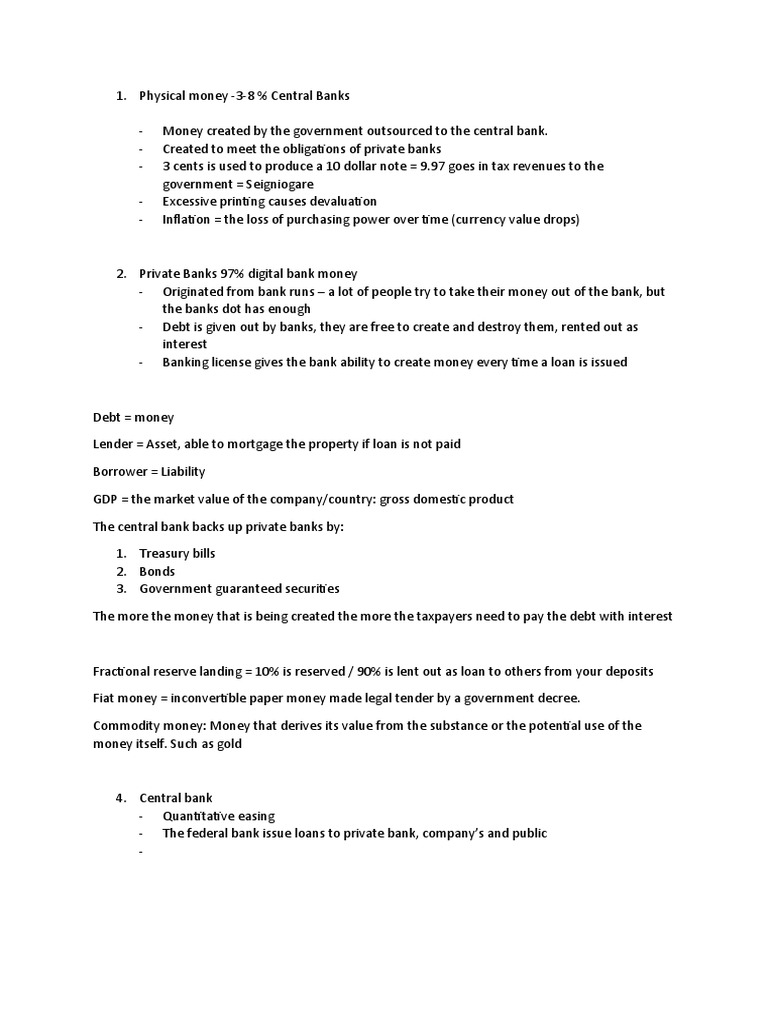 How Money Is Created | PDF