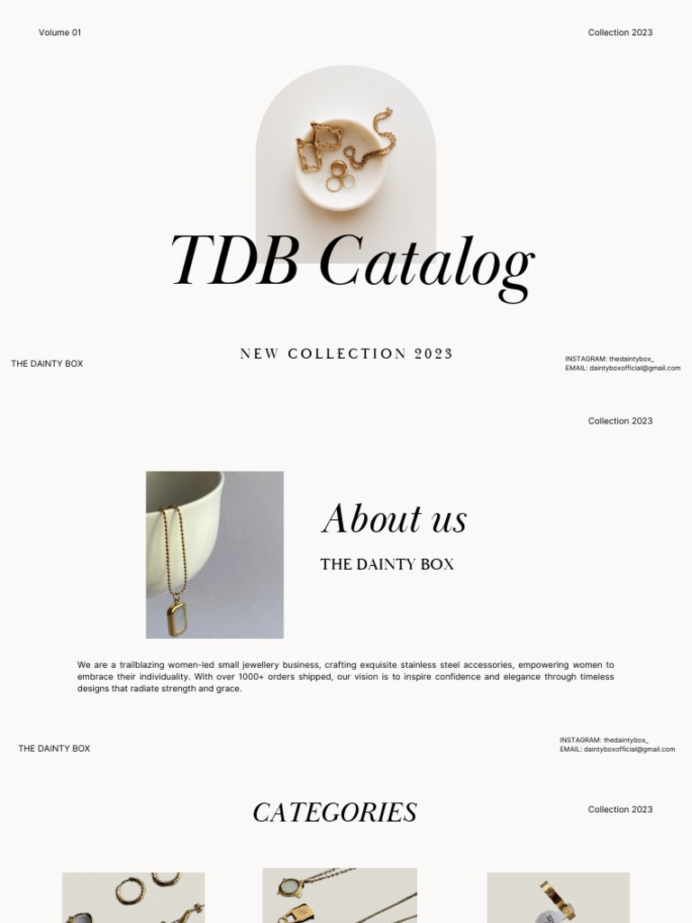 TDB Catalog | PDF | Jewellery | Body Modification