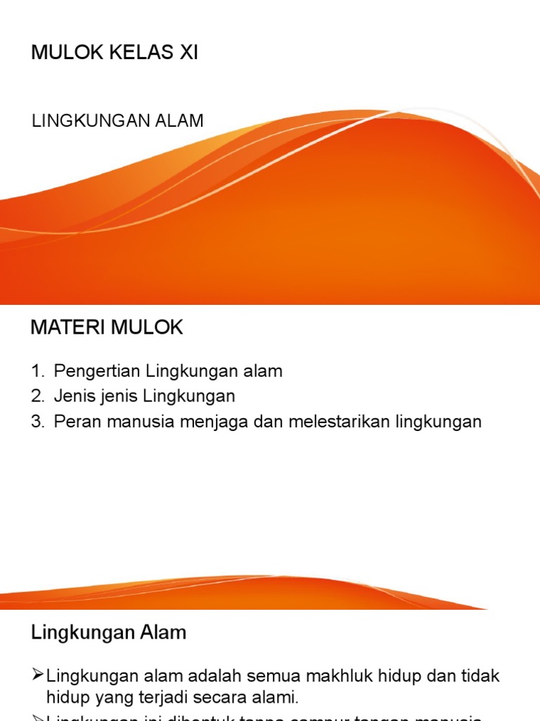Mulok Kelas Xi | PDF