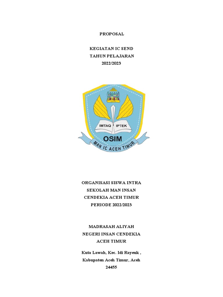 Proposal Ic Send Icat | PDF