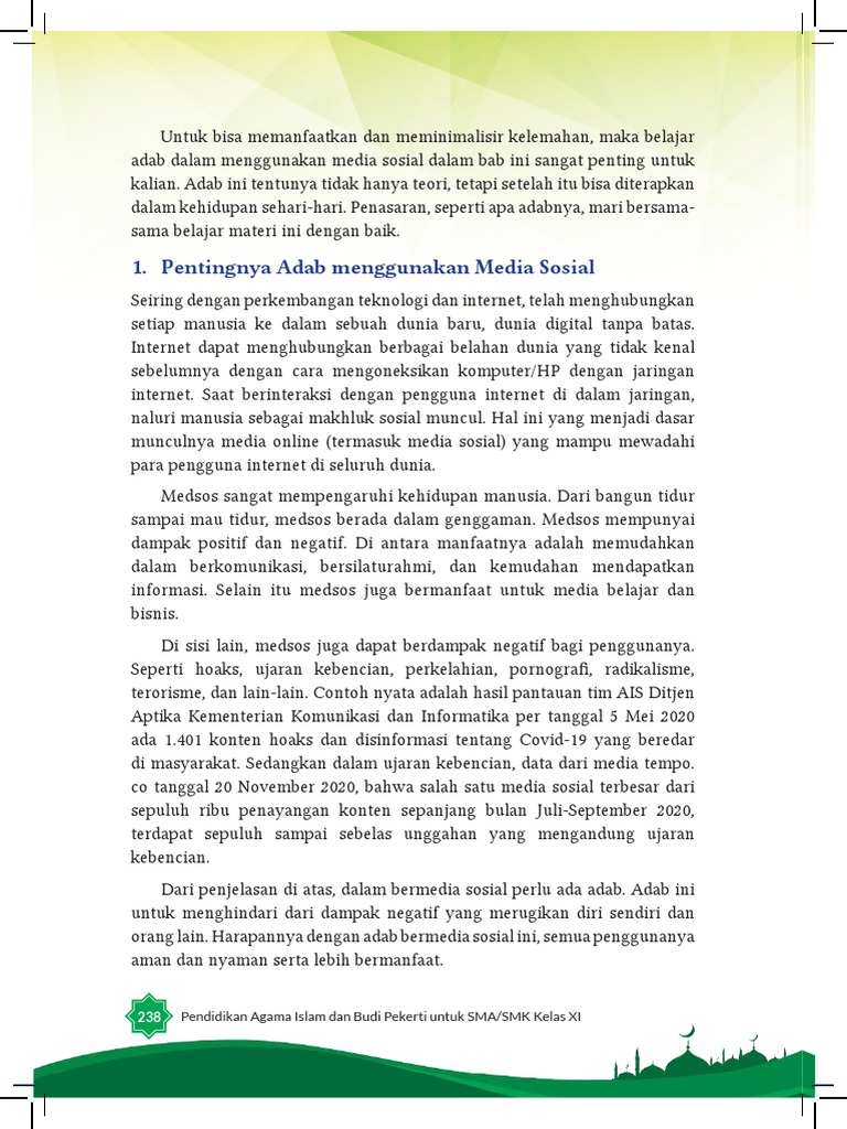 Adab Menggunakan Media Sosial | PDF Adab Menggunakan Media Sosial | PDF
