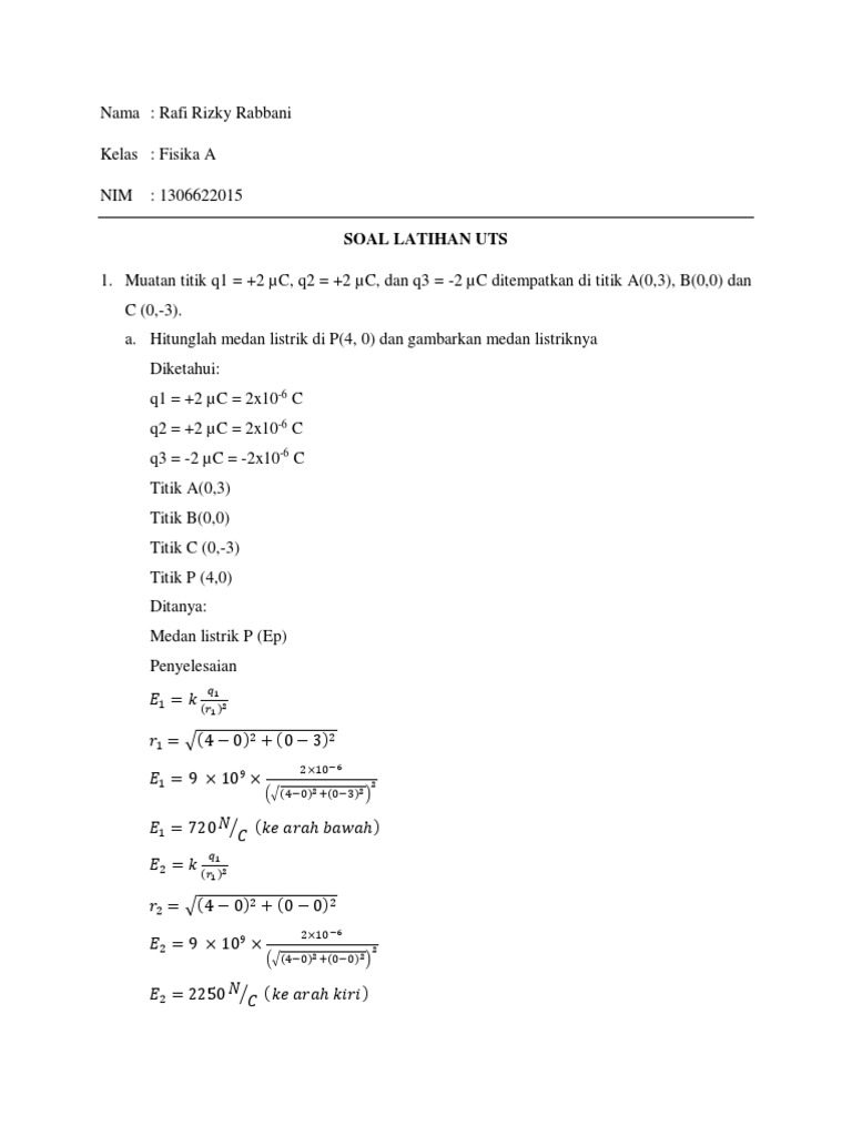 Rafi Rizky Rabbani - SOAL LATIHAN UTS | PDF