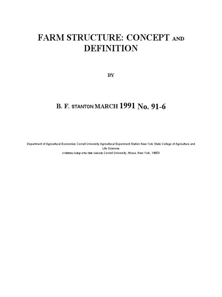 Farm Structure 2 | PDF | Farms | Agriculture