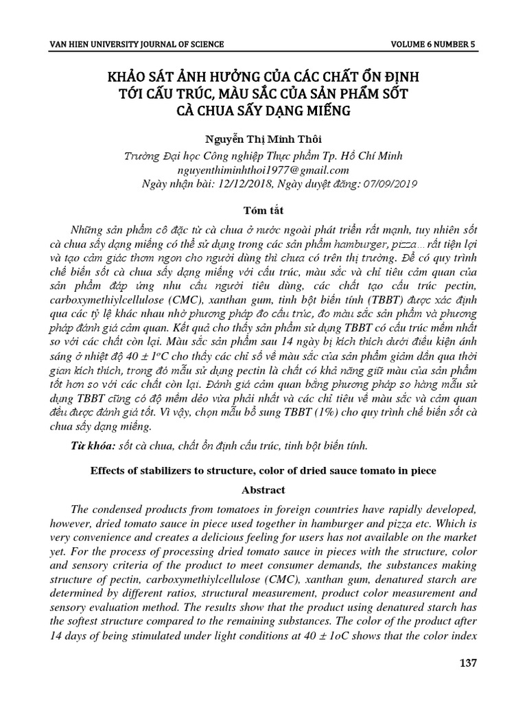 BẢO QUẢN THỰC PHẨM | PDF