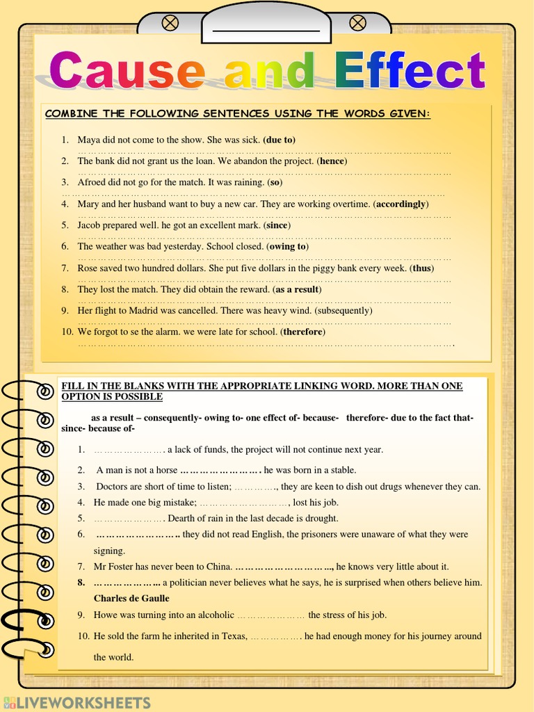 LKPD Cause Effect | PDF