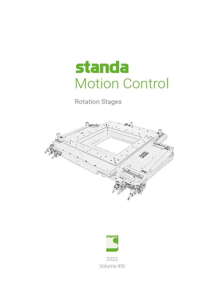 Standa Direct Drive Rotation Stages 2022 | PDF | Electric Motor ...