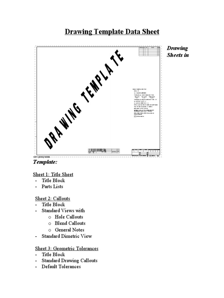 Drawing Template | PDF