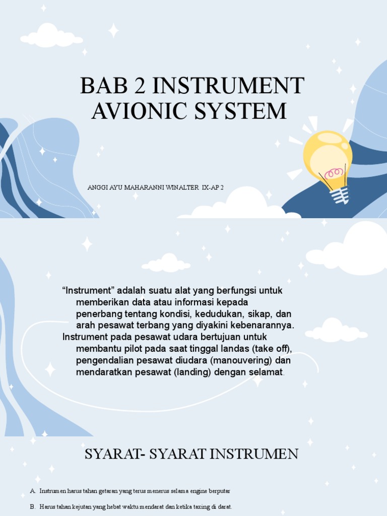Sistem Instrumen Avionik | PDF