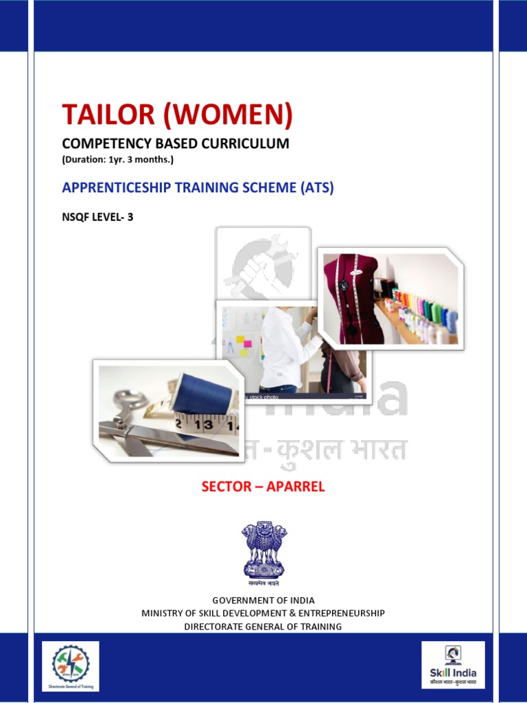 ATS-Tailor Women-NSQF-3 | PDF