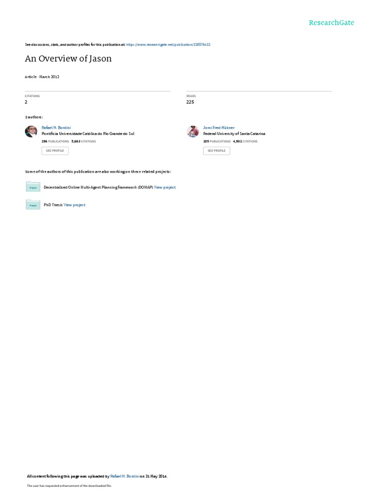 An Overview of Jason | PDF | Computer Programming | Integrated ...
