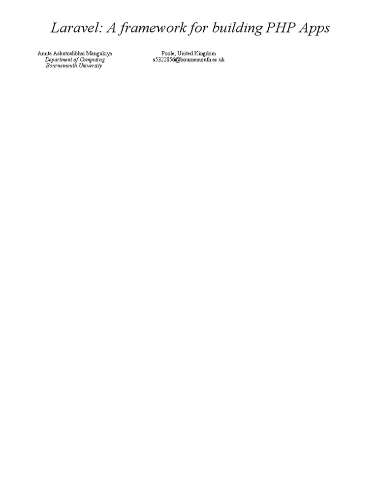 Laravel 2023 | PDF | Php | World Wide Web Laravel 2023 | PDF | Php | World Wide Web