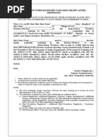 Obc Form | PDF | Government | Social Institutions