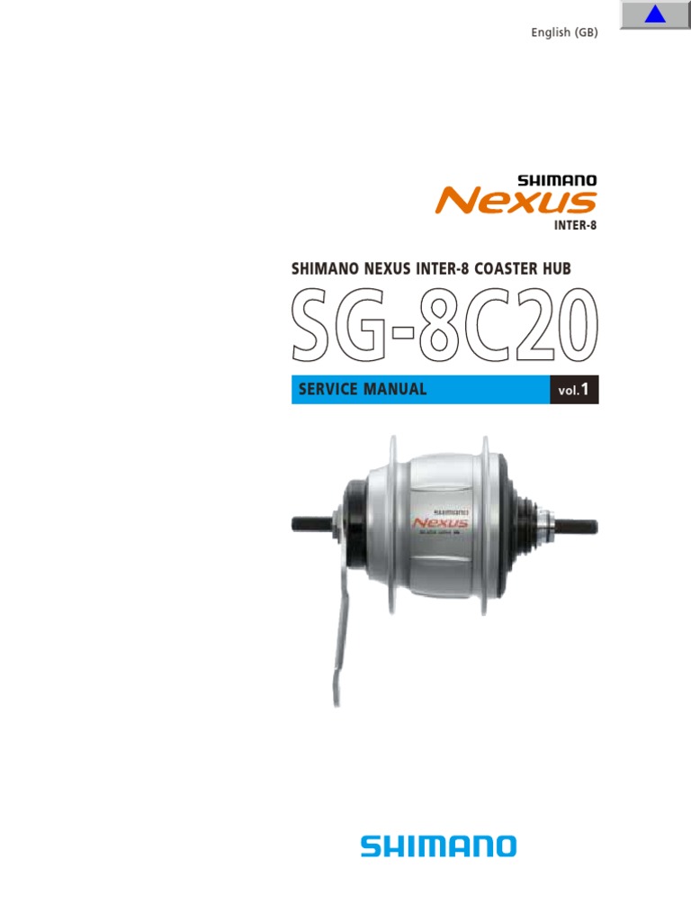 Shimano Nexus Inter 8 Service Manual SG-8C20 | PDF