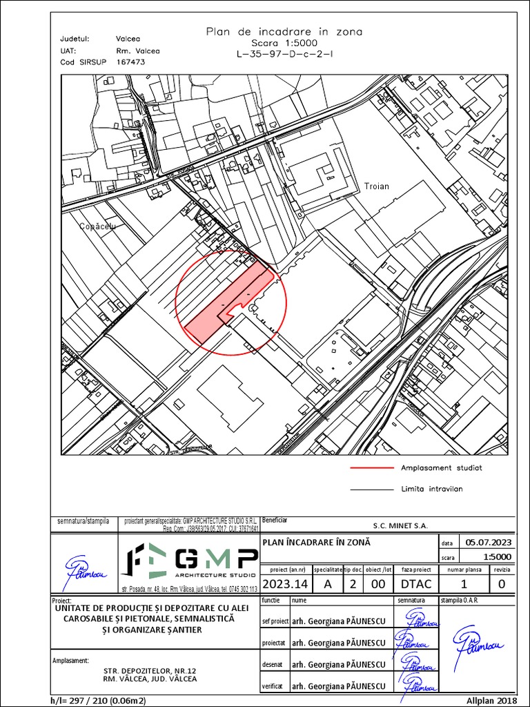 1 - Plan Încadrare În Zonă | PDF