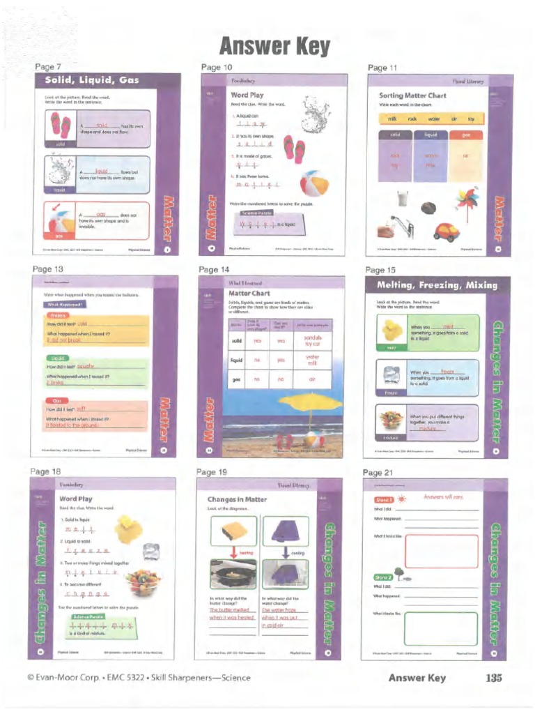 Skill Sharpeners Grade 2 Science Keys | PDF
